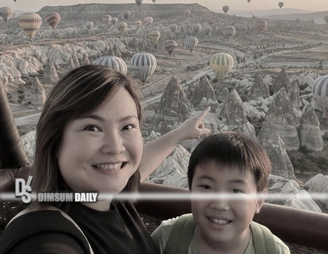 Netizens create viral AI video of internet sensation Ms. Ho flying in a hot air balloon over ...