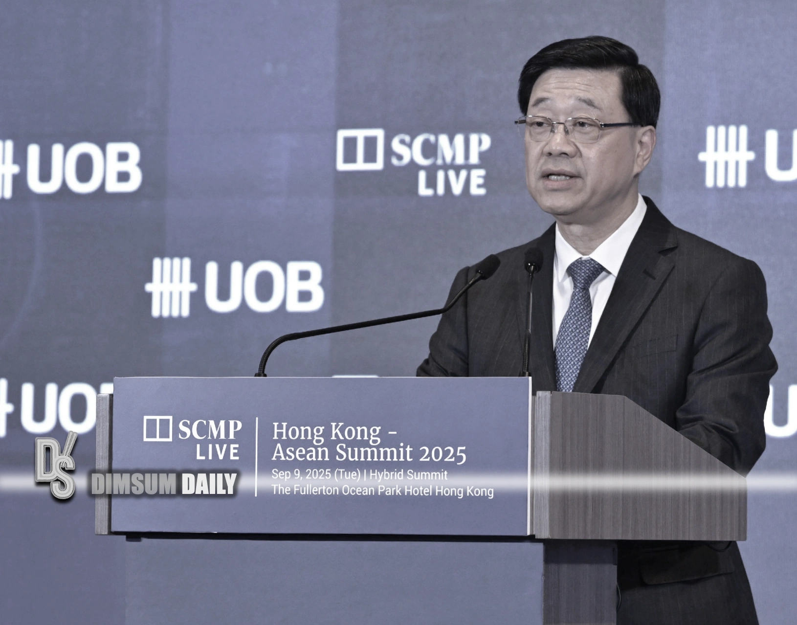 Chief Executive John Lee addresses HK-ASEAN Summit 2025