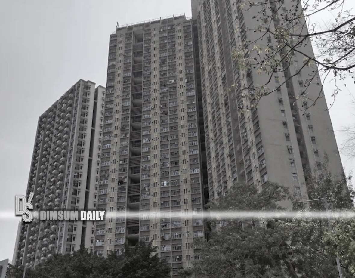 Gas cylinder thrown down street from upper floor in Shan King Estate ...