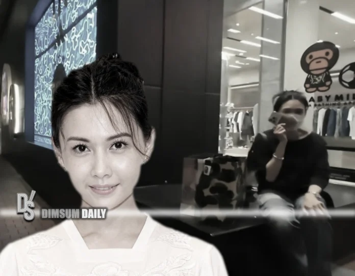 Former screen star Chingmy Yau spotted in Causeway Bay