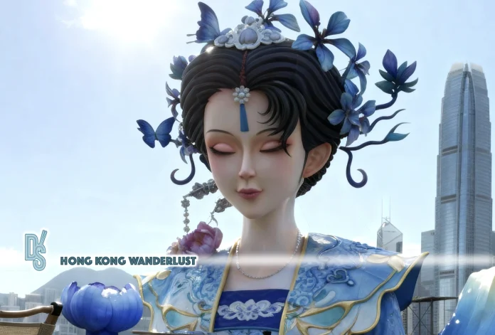 Giant 'Zixia Fairy' lantern debuts at West Kowloon Cultural District ...
