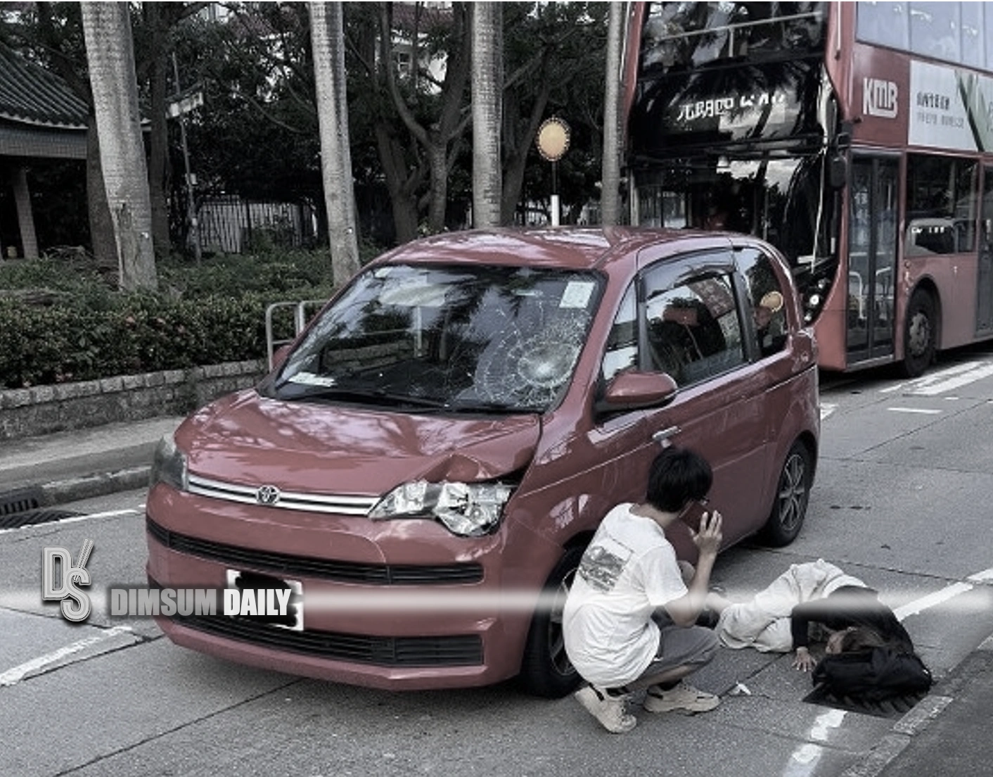 Pedestrian hit by car at zebra crossing, incident captured on video