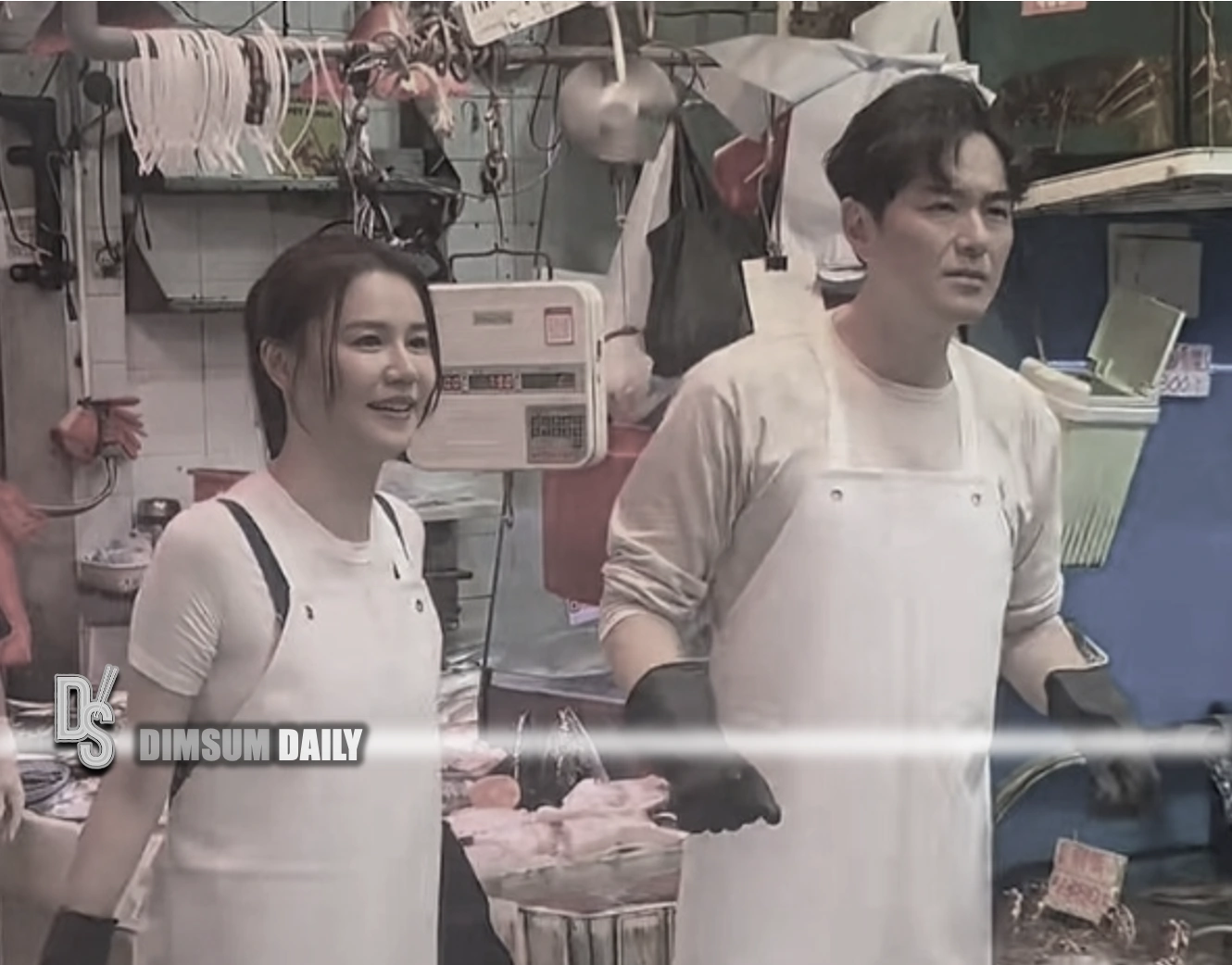 Edwin Siu and Priscilla Wong spotted 'working' at fish market in ...