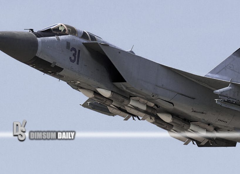 Russian MiG-31 crew ejects safely as fighter jet crashes during ...