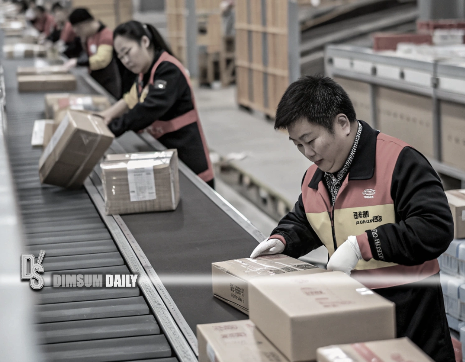 China's parcel delivery volume hits 150 billion mark, topping 2024 ...