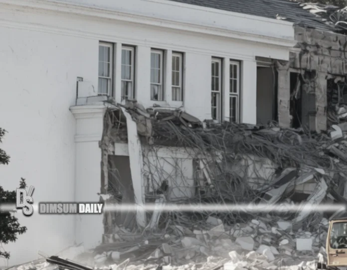 Construction begins on privately funded White House ballroom