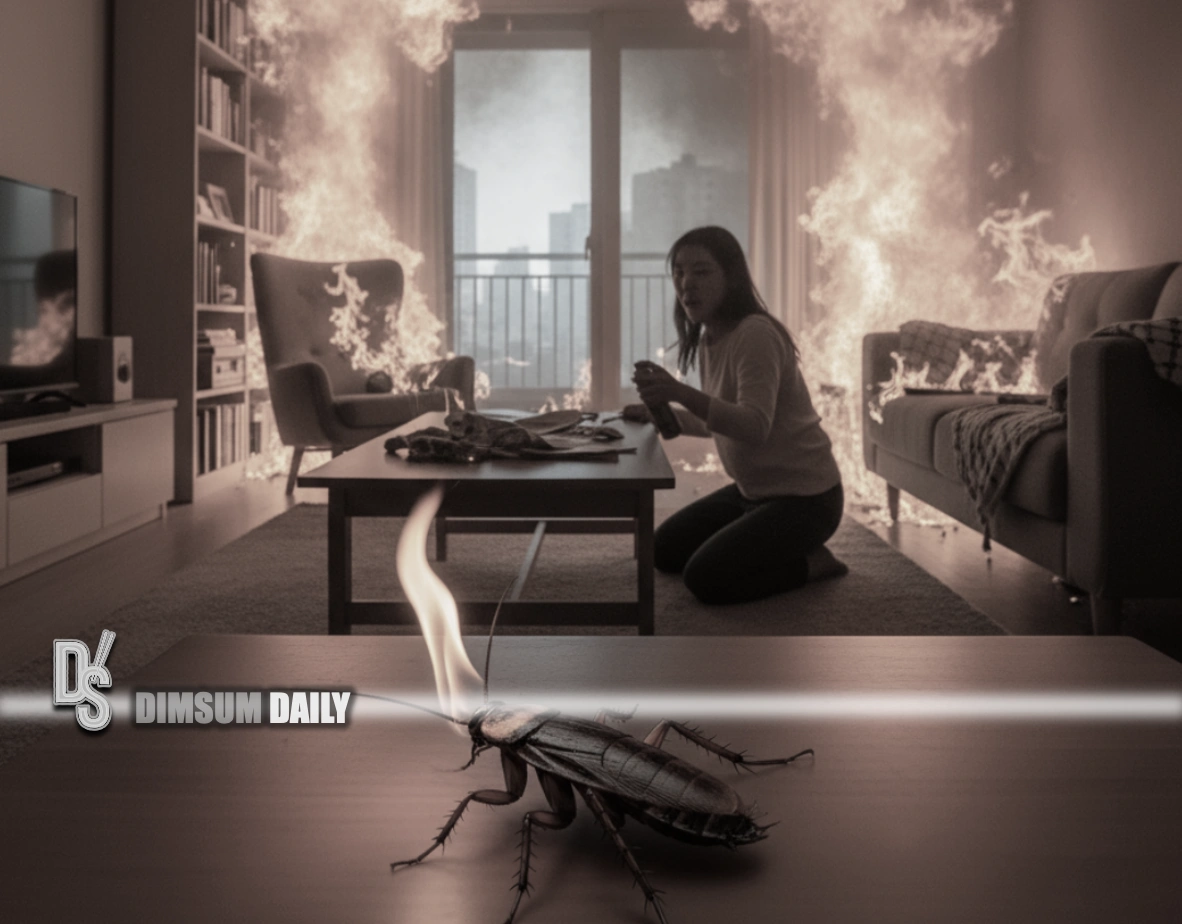 South Korean woman arrested after flamethrower cockroach killing ...