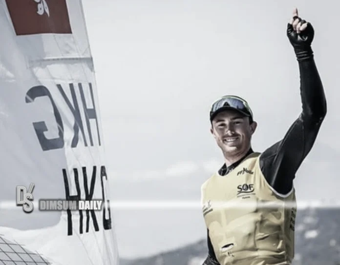 Rosanna Law congratulates sailor Nicholas Halliday on securing Hong ...
