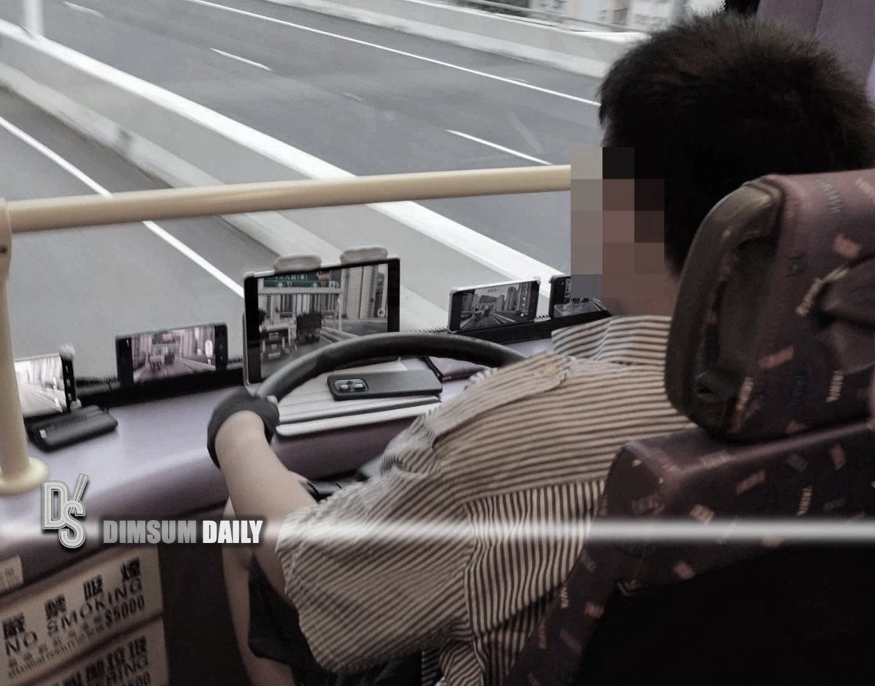Bus enthusiast's elaborate driving simulation draws mixed public reaction