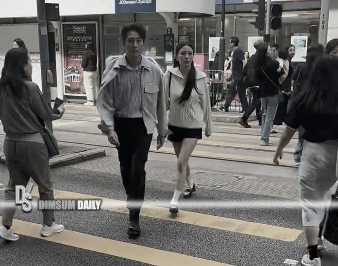 Kenneth Ma spotted filming new television drama with co-star Yvette ...