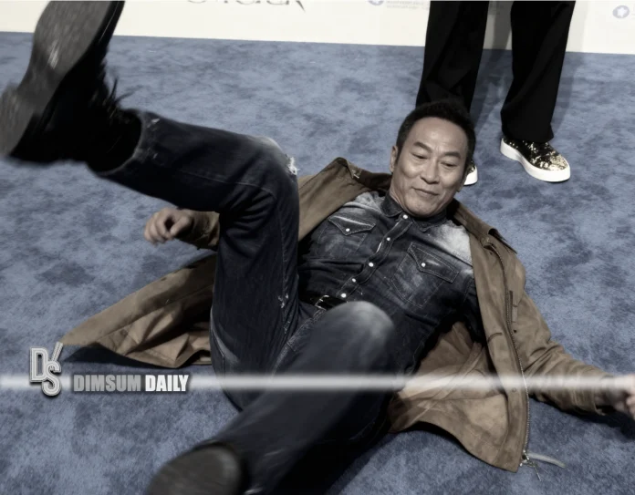 Simon Yam, 70, takes tumble at Central fashion event but walks it off ...