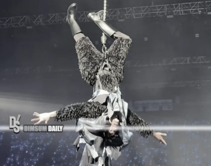 Stunt performer stranded mid‑air at Miriam Yeung Coliseum show lands ...