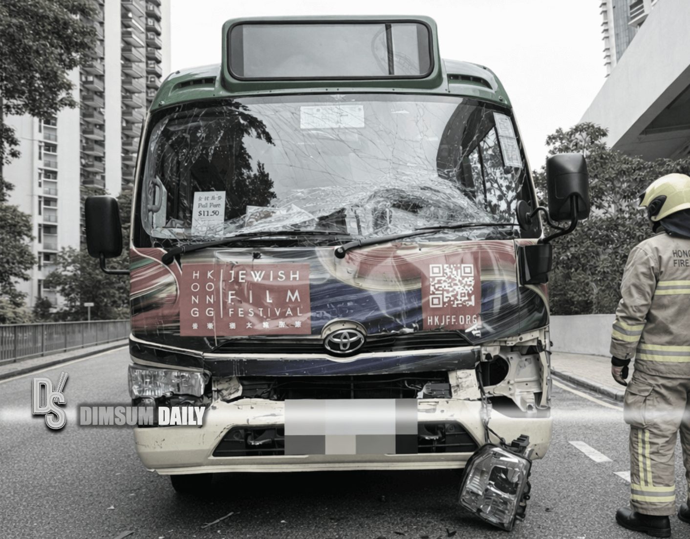 Twelve injured in three‑vehicle crash on Pok Fu Lam Road after taxi’s ...