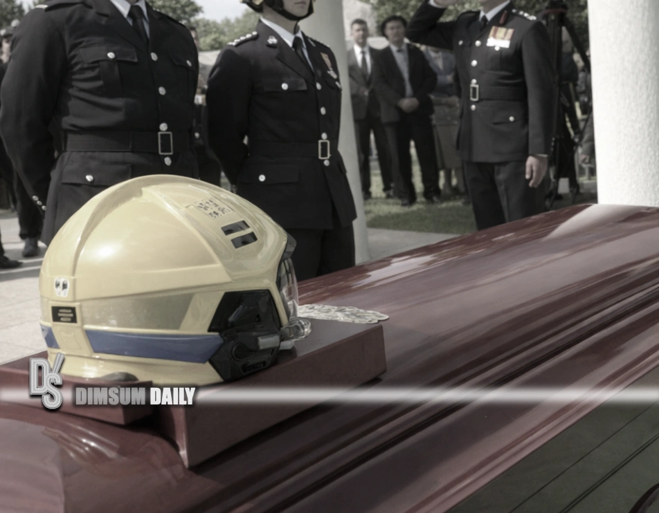 Fallen firefighter Ho Wai-ho laid to rest at Gallant Garden after Wang ...