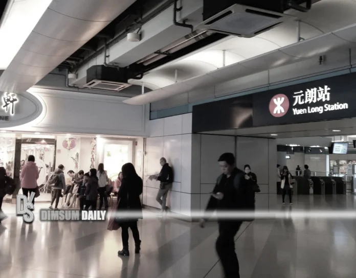 Two men arrested after fight outside MTR Yuen Long Station over seat ...