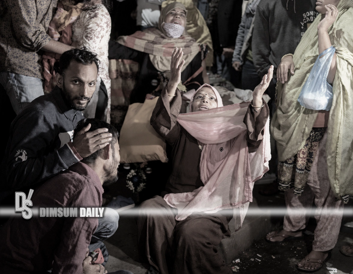 Dhaka man killed after crude explosive hurled from flyover in Mogbazar