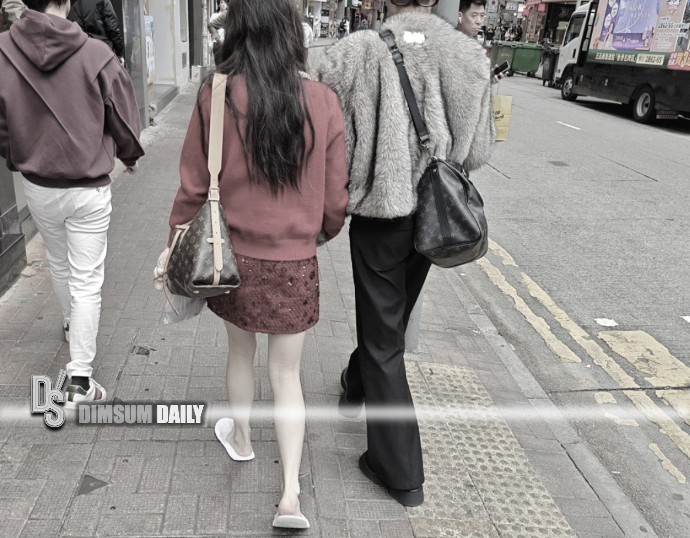 Mainland tourist in disposable hotel slippers spotted walking in ...