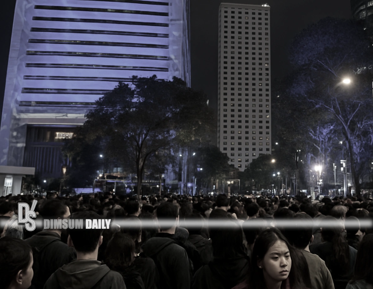 Crowds pack Central for Hong Kong New Year countdown as authorities ...