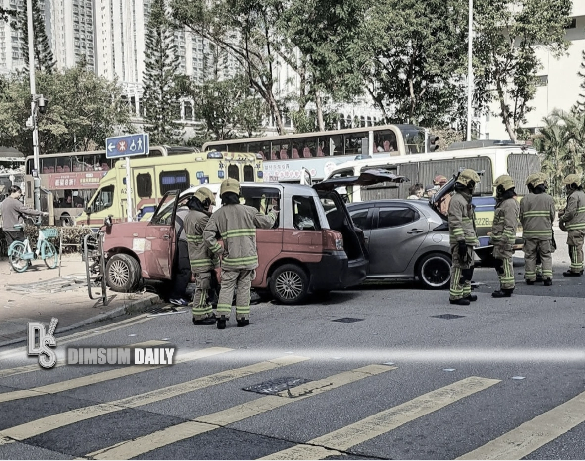 Sha Tin learner driver’s right turn hit by suspected red‑light‑running ...