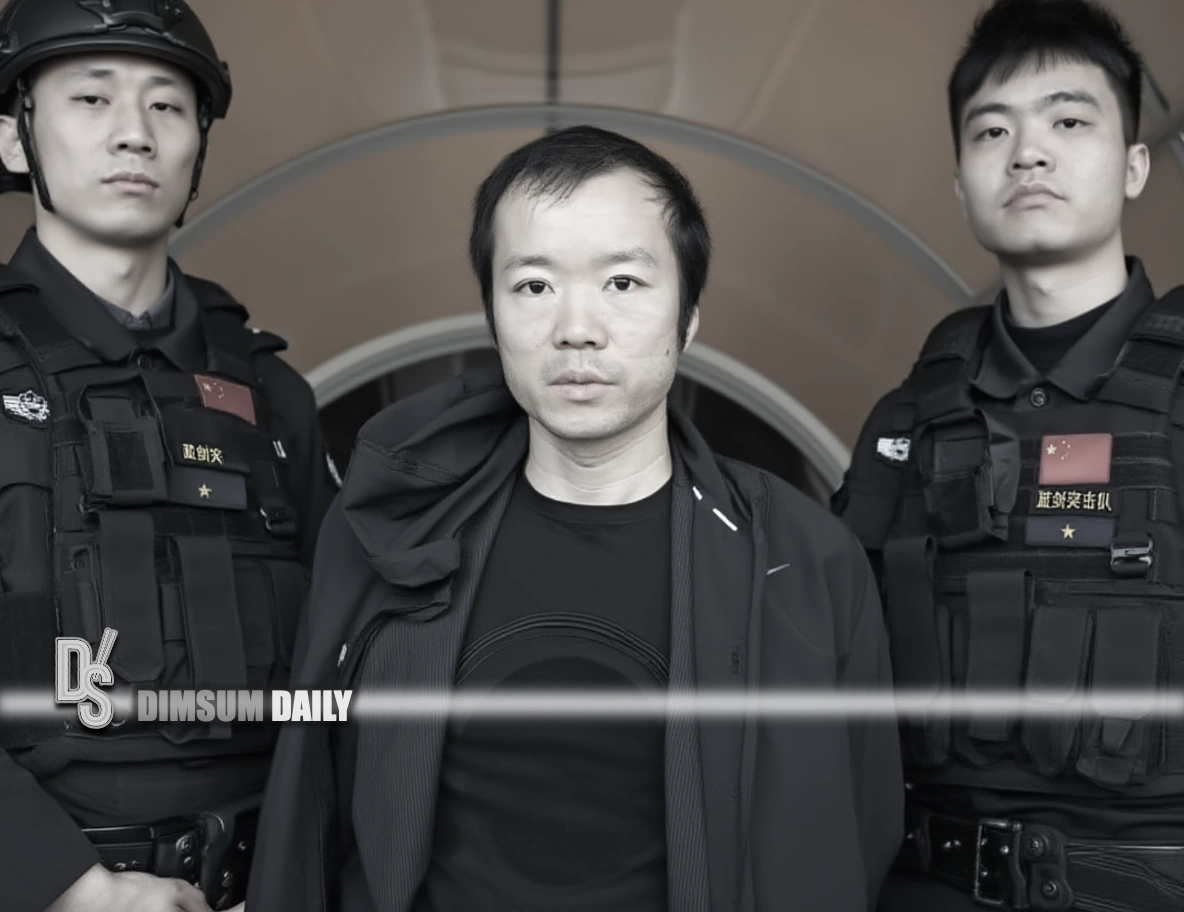 Arrest images reveal capture of notorious crime syndicate leader Chen Zhi