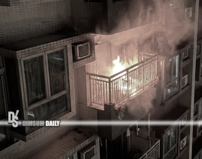 Husband dies, wife critical in YOHO Town flat fire as police probe ...