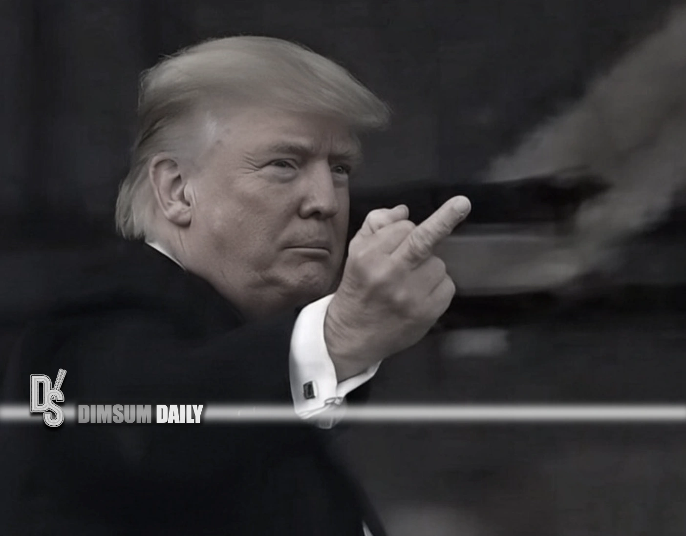 Trump flips the bird at Ford plant heckler as White House calls gesture ...