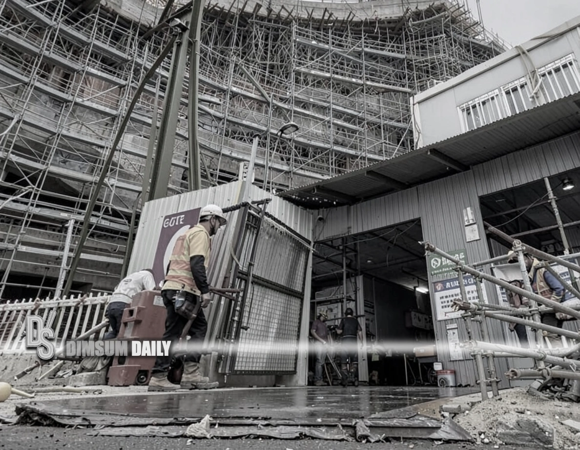 Worker impaled by metal rod at Tung Chung construction site and taken ...