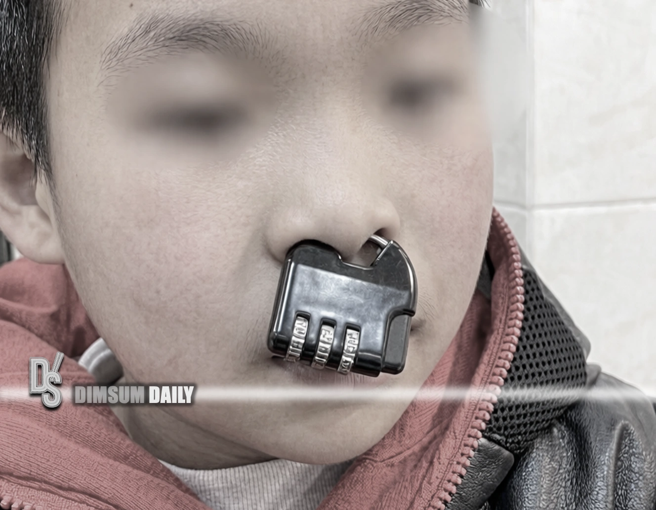 Child freed after locking padlock onto nose in rare home accident in ...