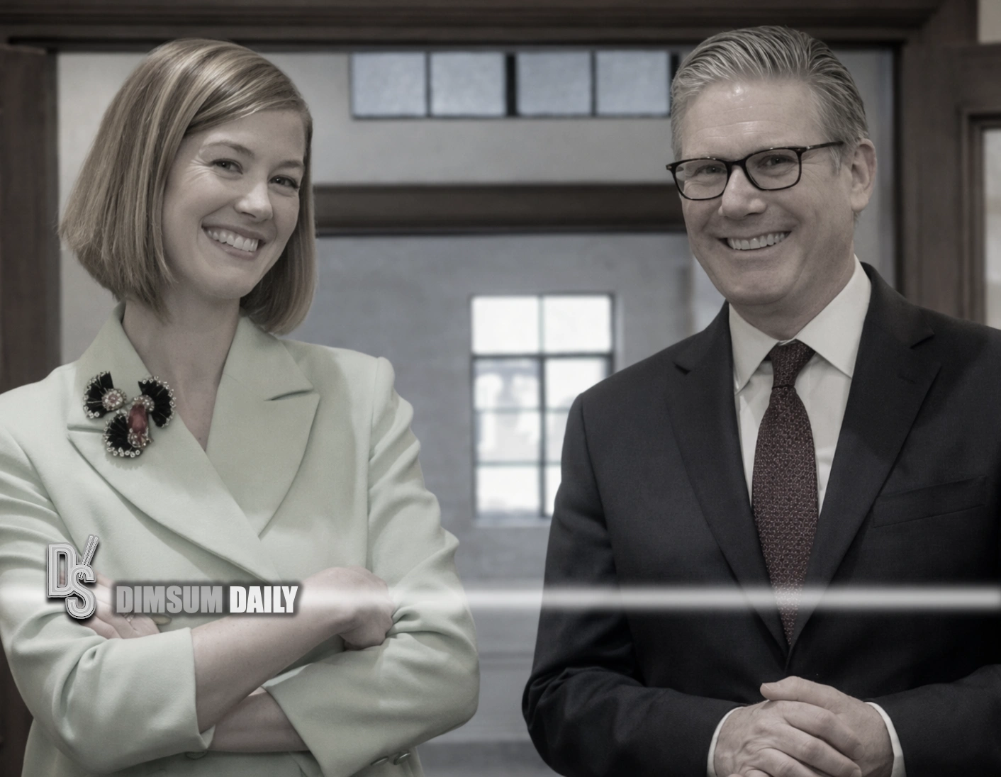 Keir Starmer joins Rosamund Pike in Shanghai as actress shares love for ...