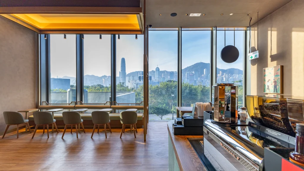 Starbucks debuts at Hong Kong Palace Museum with calligraphy sign and ...