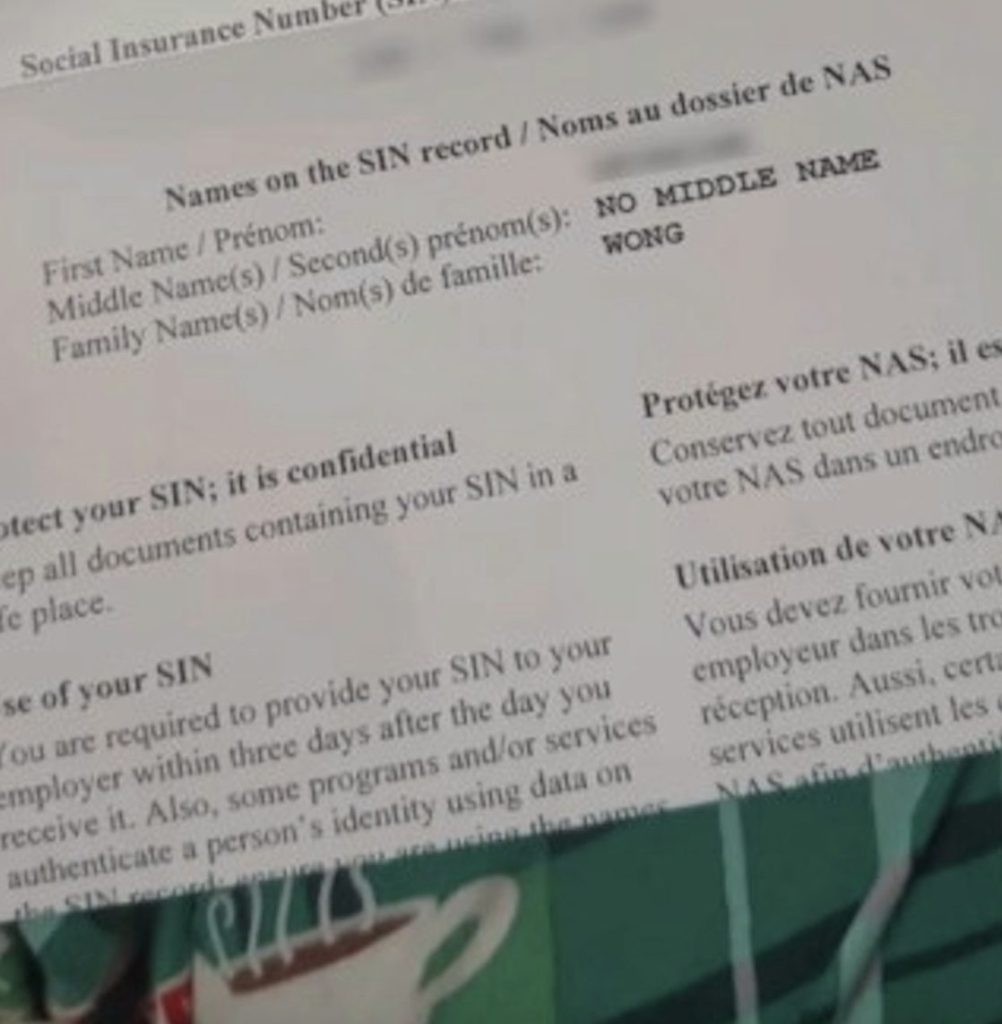 Hong Kong couple in Canada stunned as baby’s official middle name ...