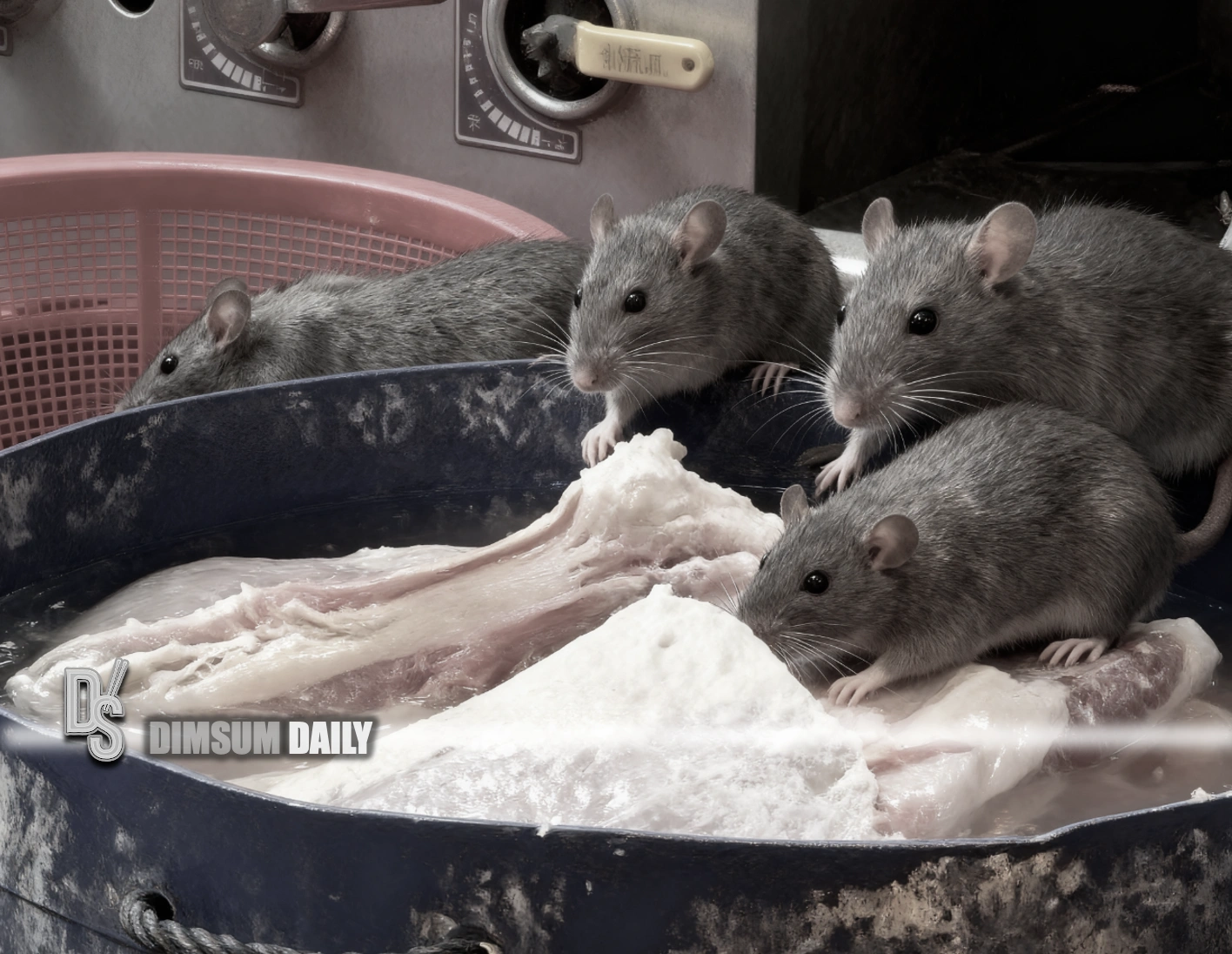 Video of rats in giant meat barrel at Tai Po restaurant kitchne shocks ...
