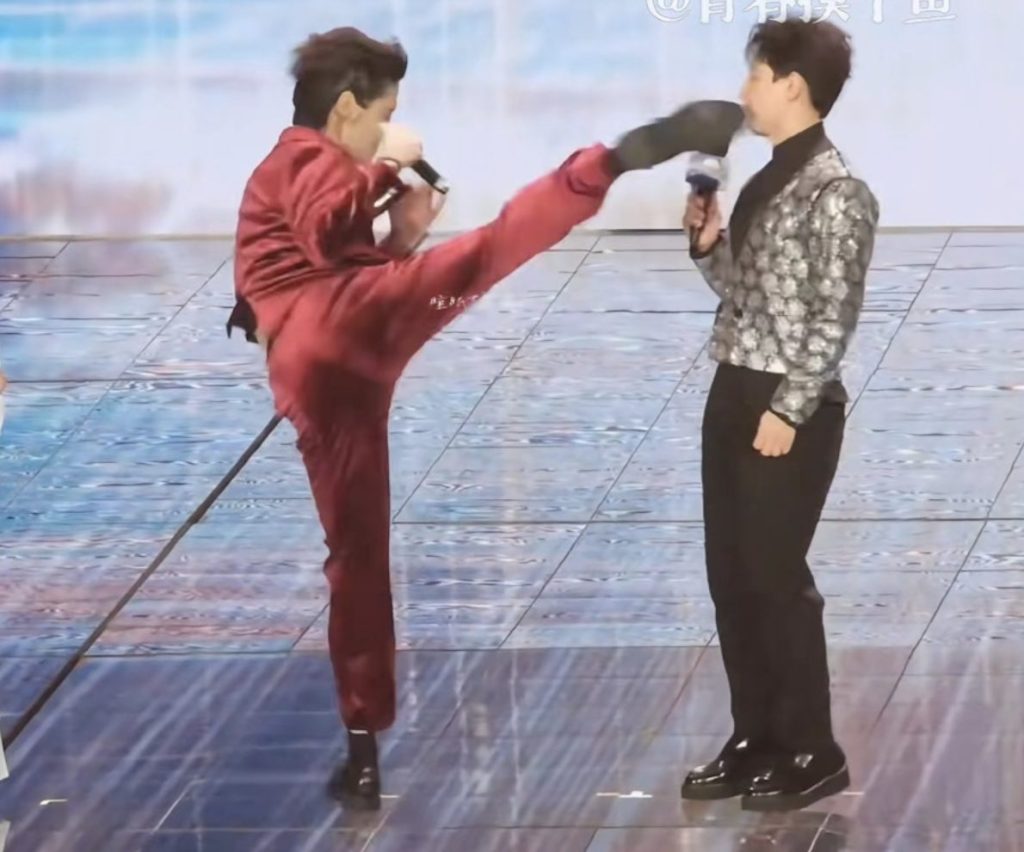 Jacky Heung apologises after attempted on‑stage high kick in Shanghai