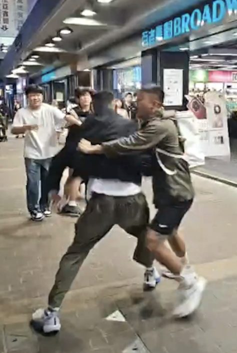 Controversial social media influencer Carriage Lau in Mong Kok live ...