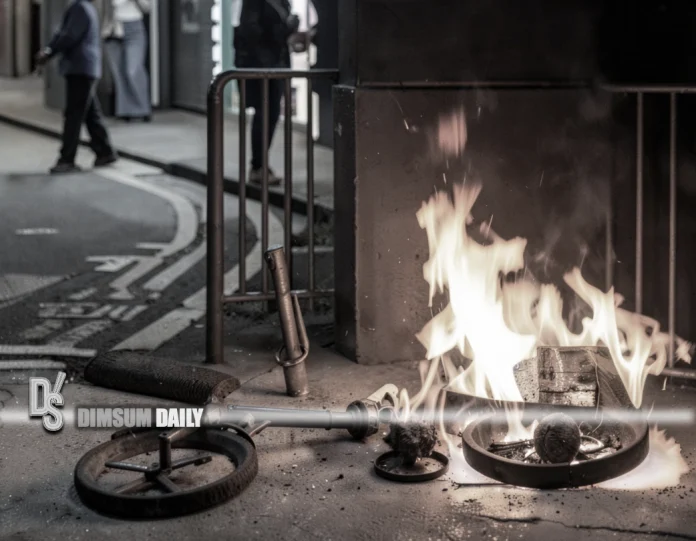 E‑bike fire erupts in Tsim Sha Tsui