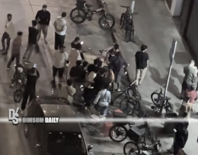 Man restrained by police in Sham Shui Po street incident