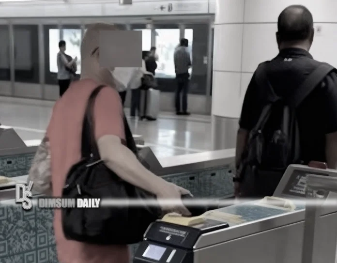 Man tailgates at rush hour at MTR Tsing Yi Station, fakes tap as red ...