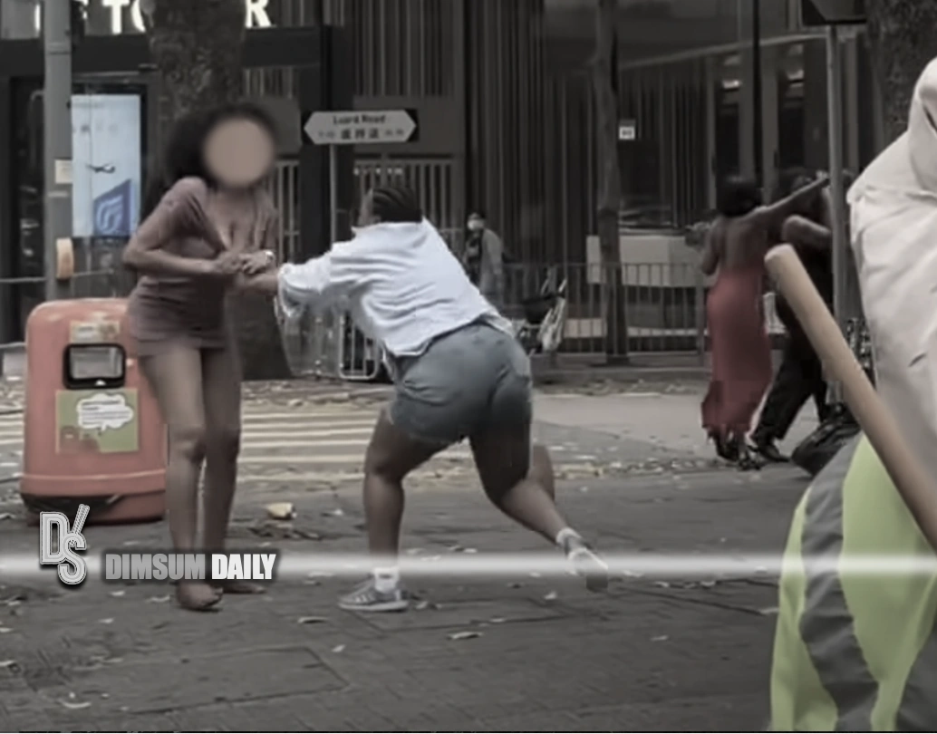 Early‑morning street fight involving two African women near Wan Chai ...