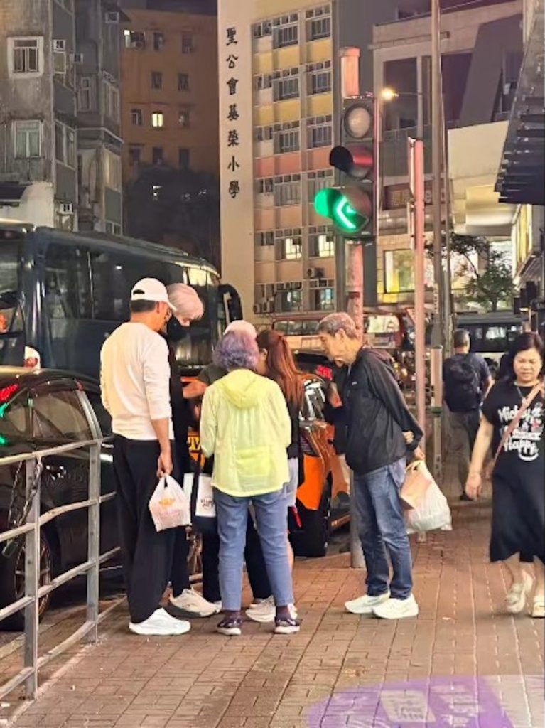 Chow Yun-fat and Michael Miu spotted queuing at Prince Edward bakery
