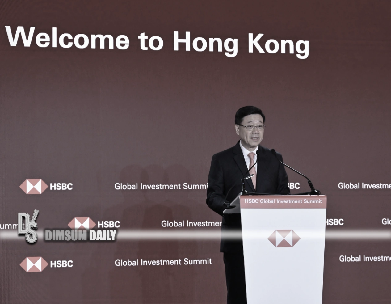 Chief Executive John Lee hails Hong Kong’s financial strength at HSBC ...