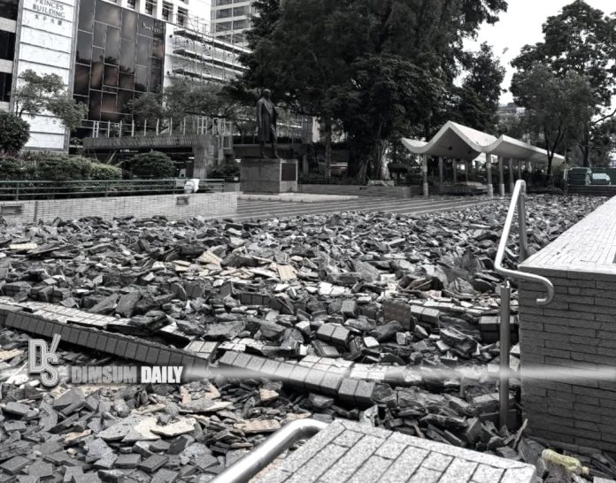 Central’s Statue Square sealed off as redevelopment questions arise