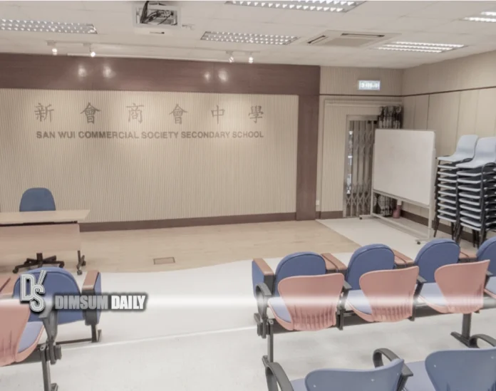 Students of San Wui Commercial Society Secondary School say principal’s ...