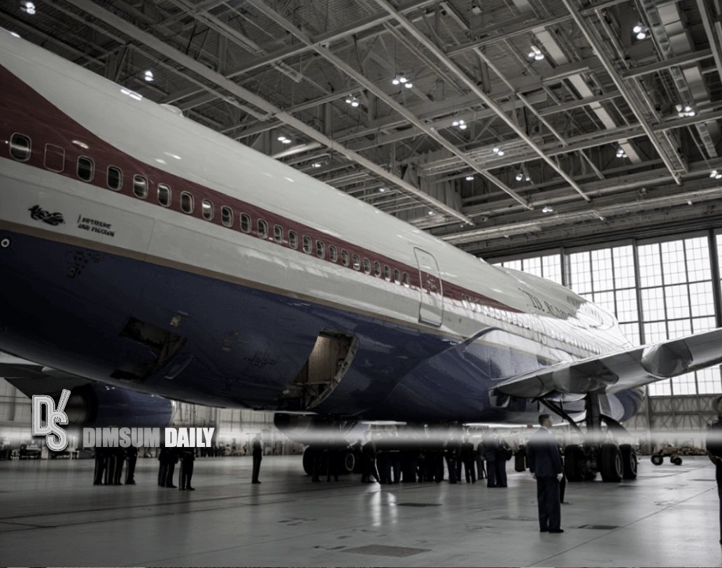 Trump unveils Qatari jet as new Air Force One