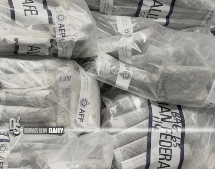 Six charged after 120kg cocaine seizure in NSW